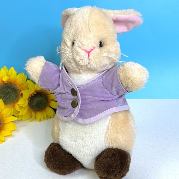 Toys | Rare Vintage Bunny Rabbit Lovey 11 Plush Stuffed Animal Toy ...